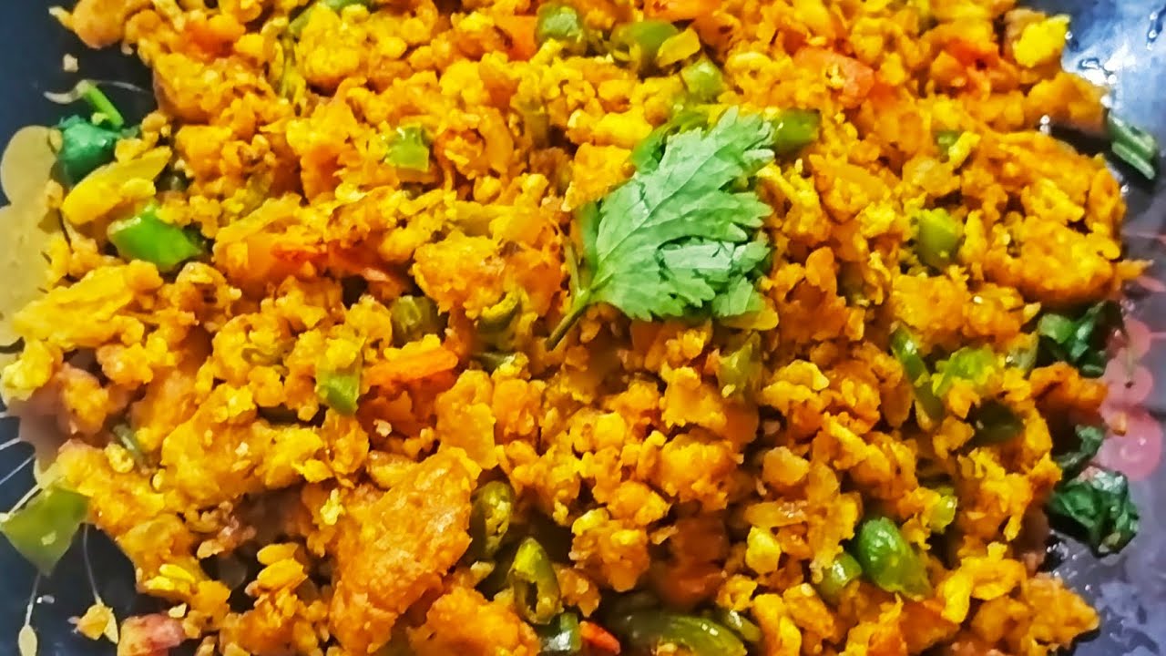 Vegetable Bread Egg Burji Recipe.Breakfast Recipe for Weight Loss.अंडे ...