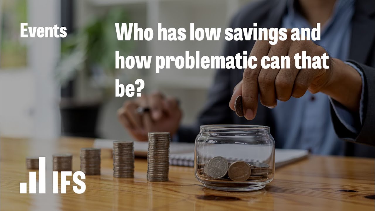 Who has low savings and how problematic can that be? - YouTube