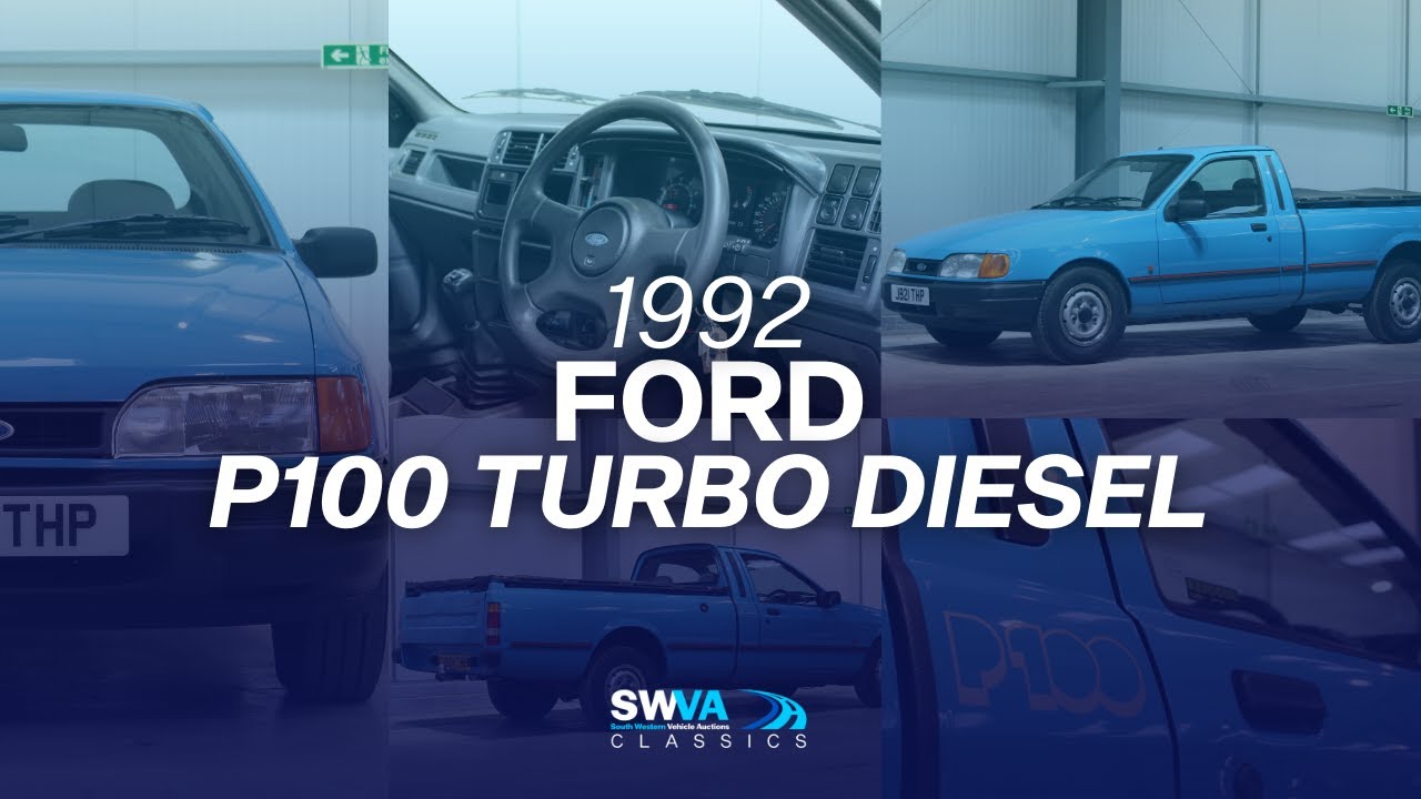 Lot 48 - Ford P100 Turbo Diesel 1992 | SWVA 25th July 2024 Summer ...
