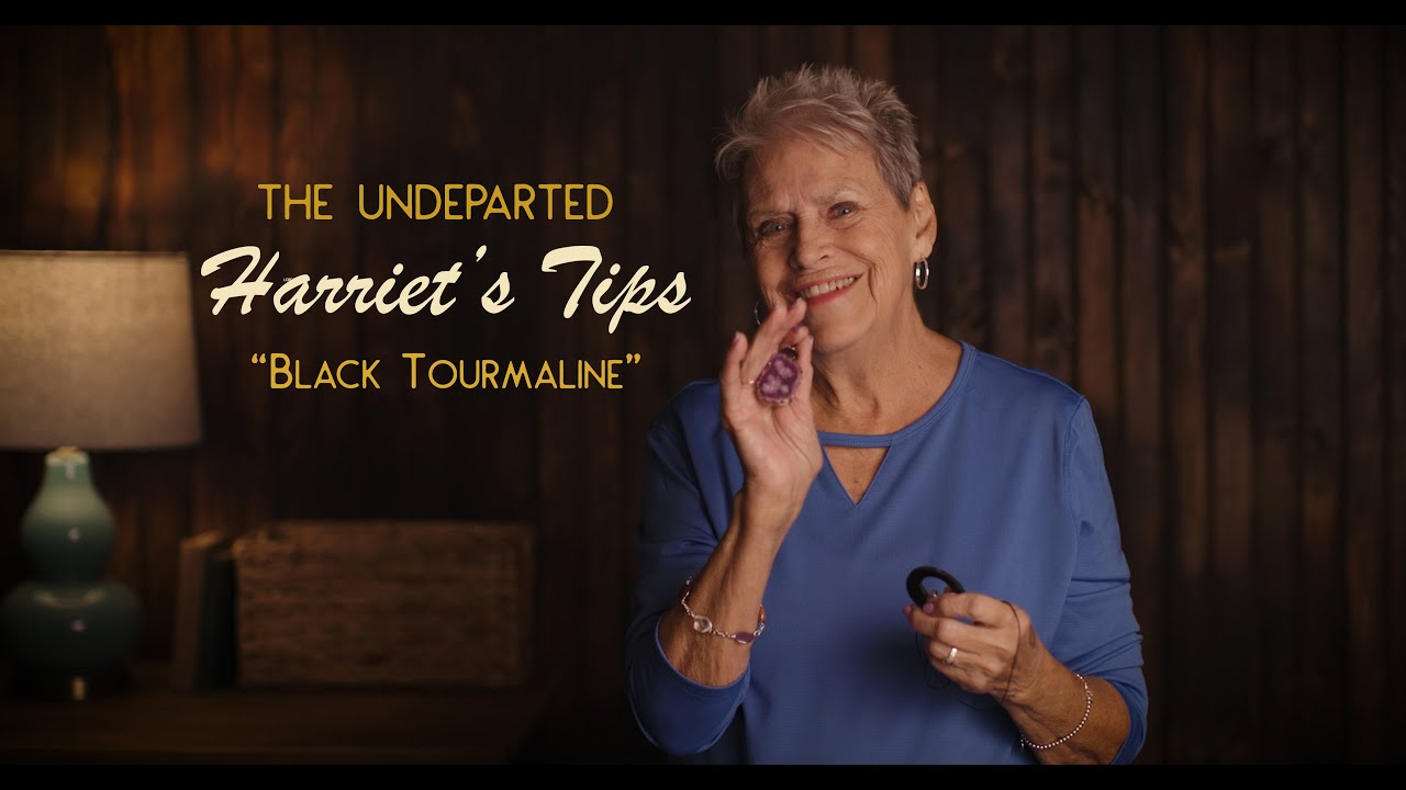Medium Harriet Shager Tips "Black Tourmaline" | The Undeparted - YouTube