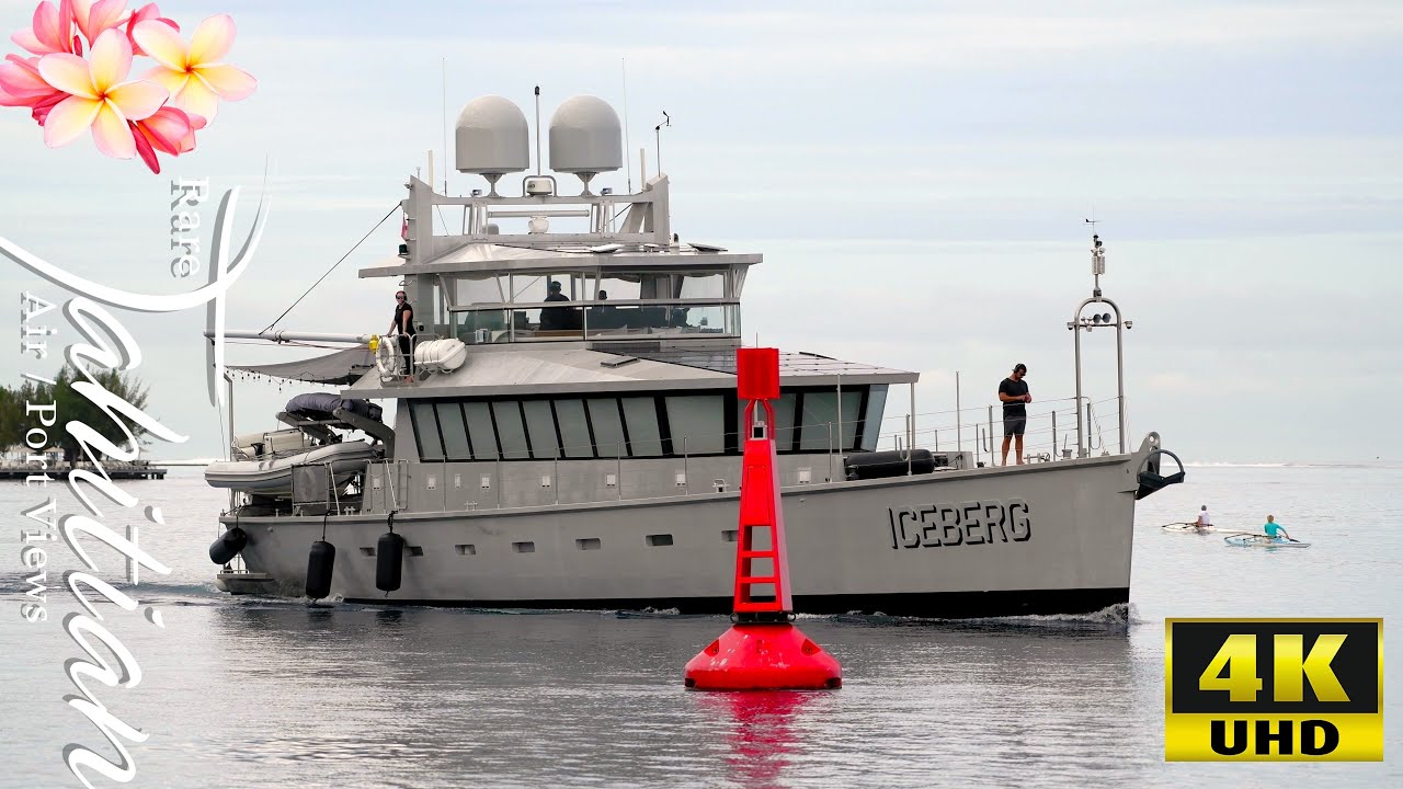 Sept 21st, 2023: FPB #Iceberg yacht was seen channeling throught ...