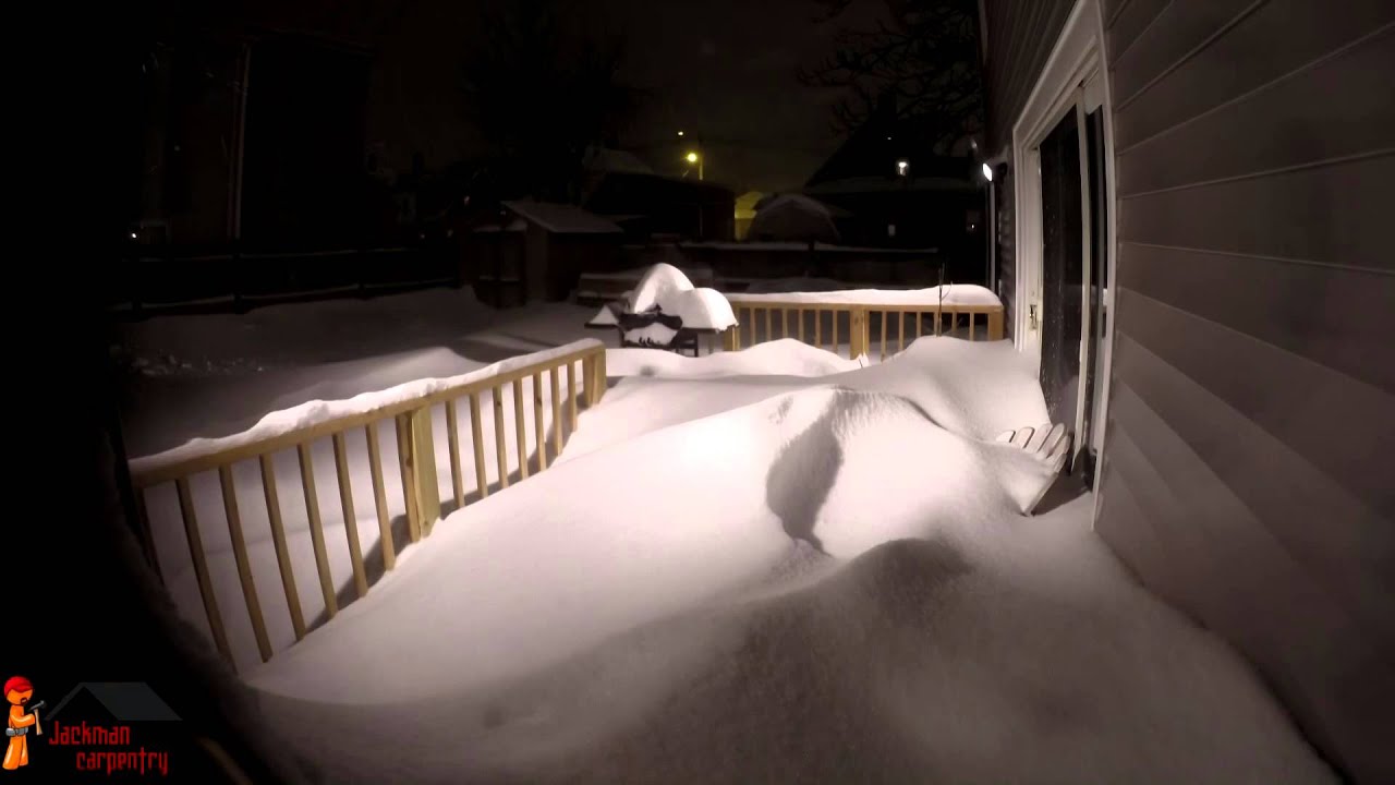 Snowpocalypse 2015 (time-lapse) Boston, MA - YouTube