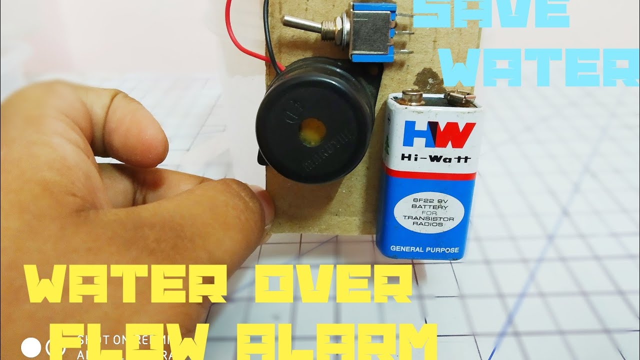 How to make a tank over full alarm|tank over full alarm - YouTube