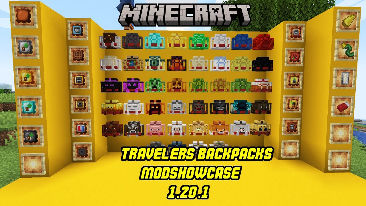 Travelers Backpack ModShowcase 1.20.1 - YouTube