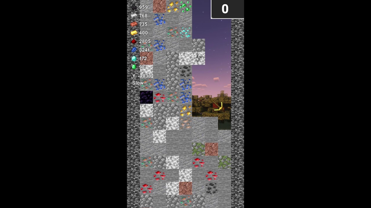 Live🔴 Minecraft Falling Pickaxe #shorts - YouTube