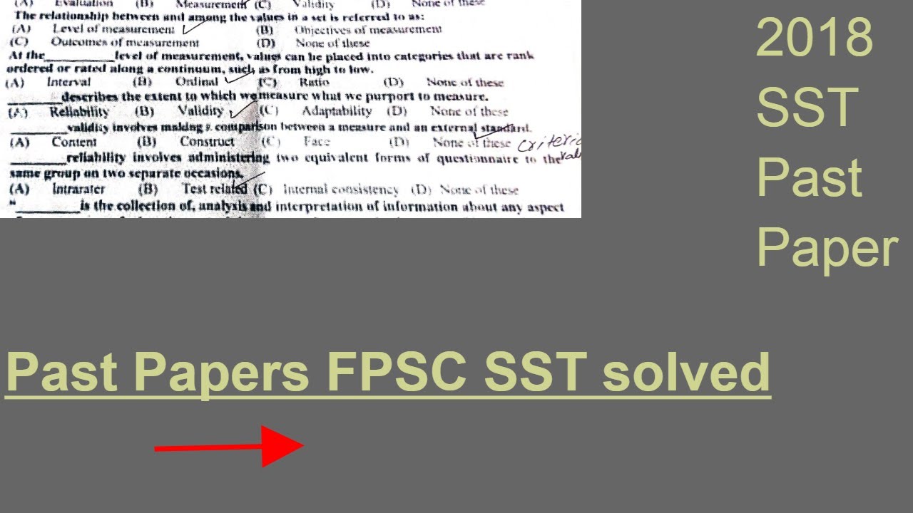 Past Paper solved FPSC SST(detailed explanation of Pedagogy) - YouTube