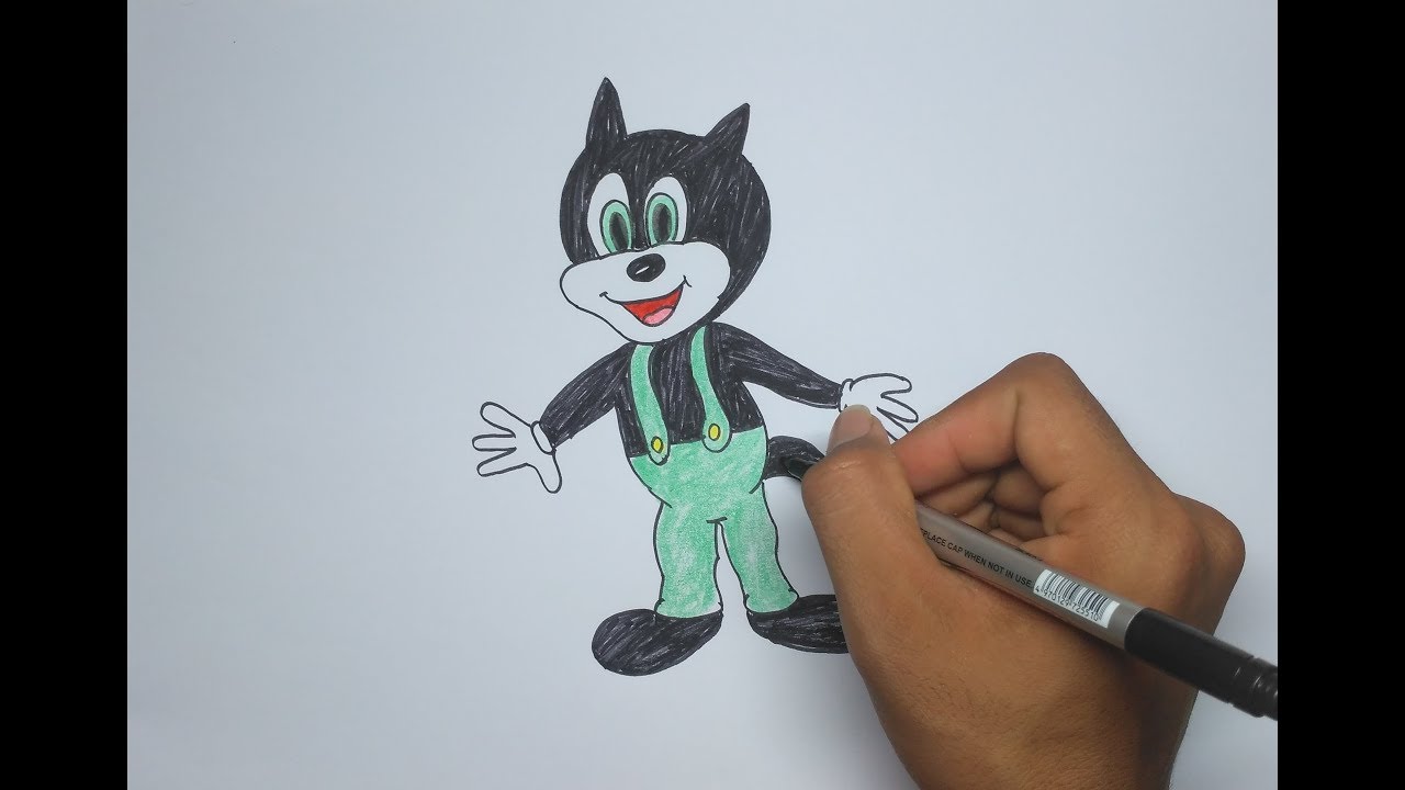 How to Draw Beans the Cat - YouTube