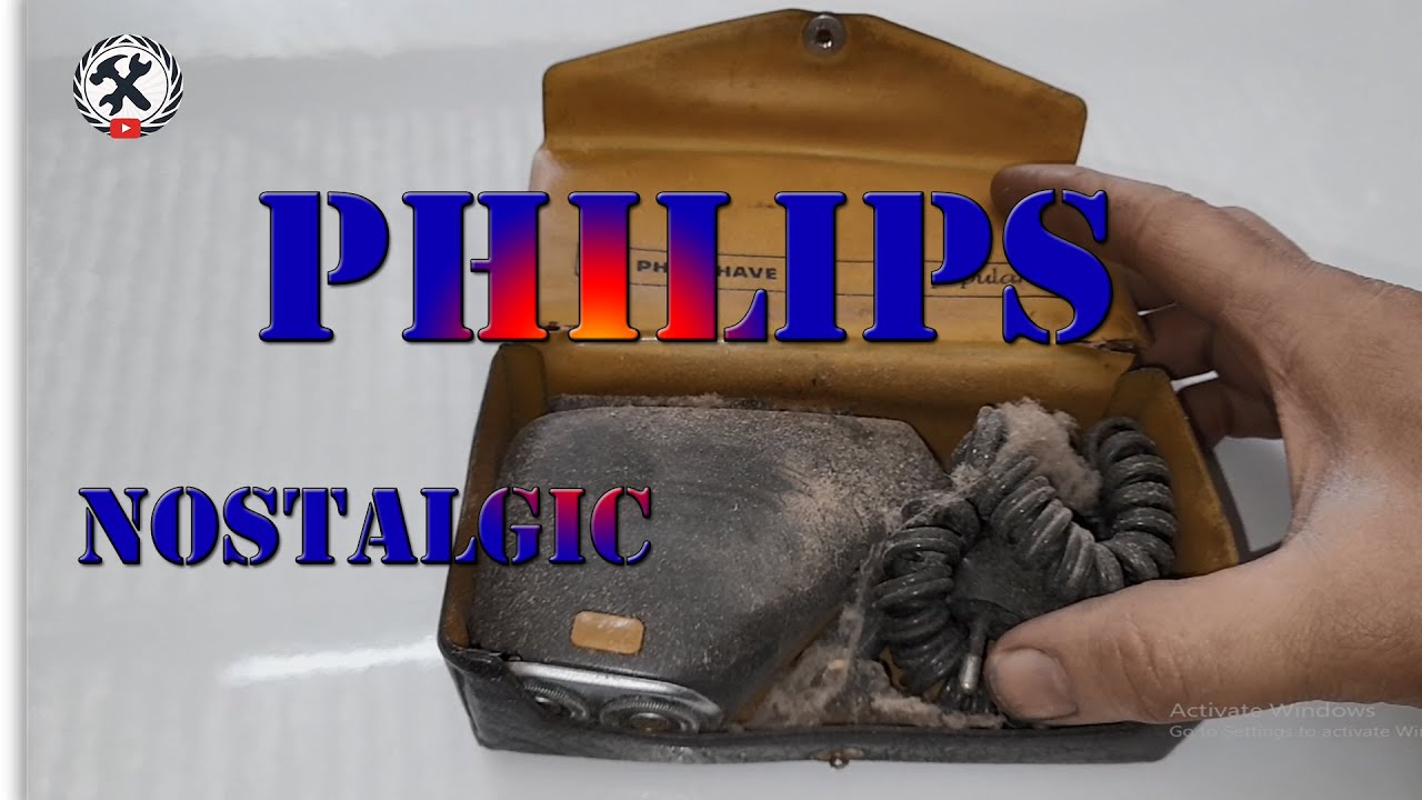 The Old FILIPS Shaver Restoration - YouTube