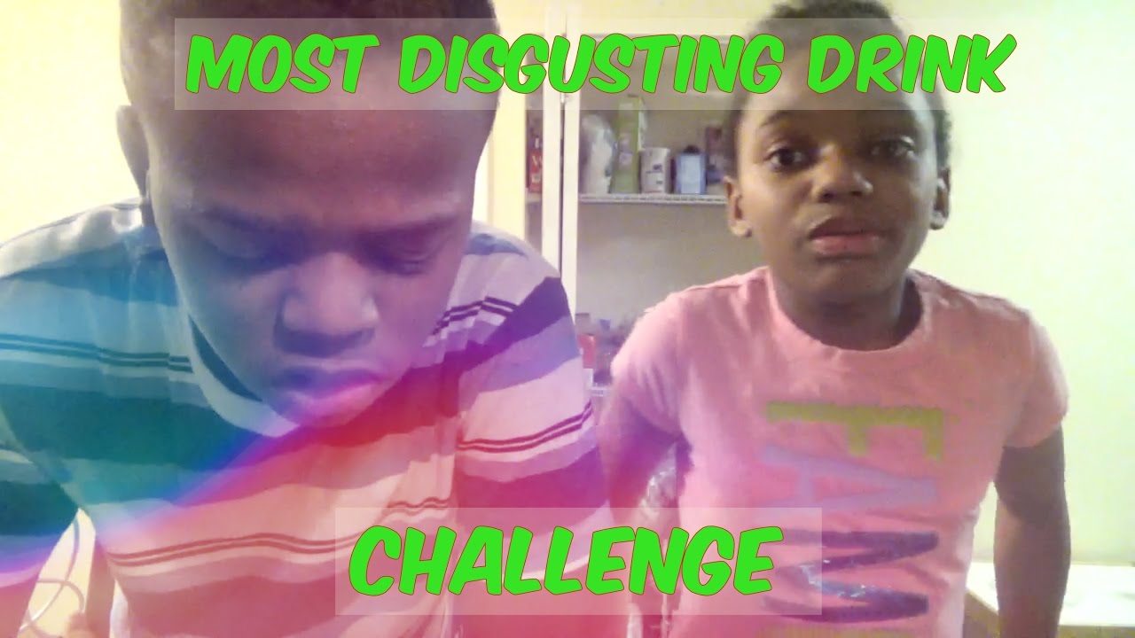 The disgusting DIY drink challenge!!! ft. My SISTERRRR - YouTube