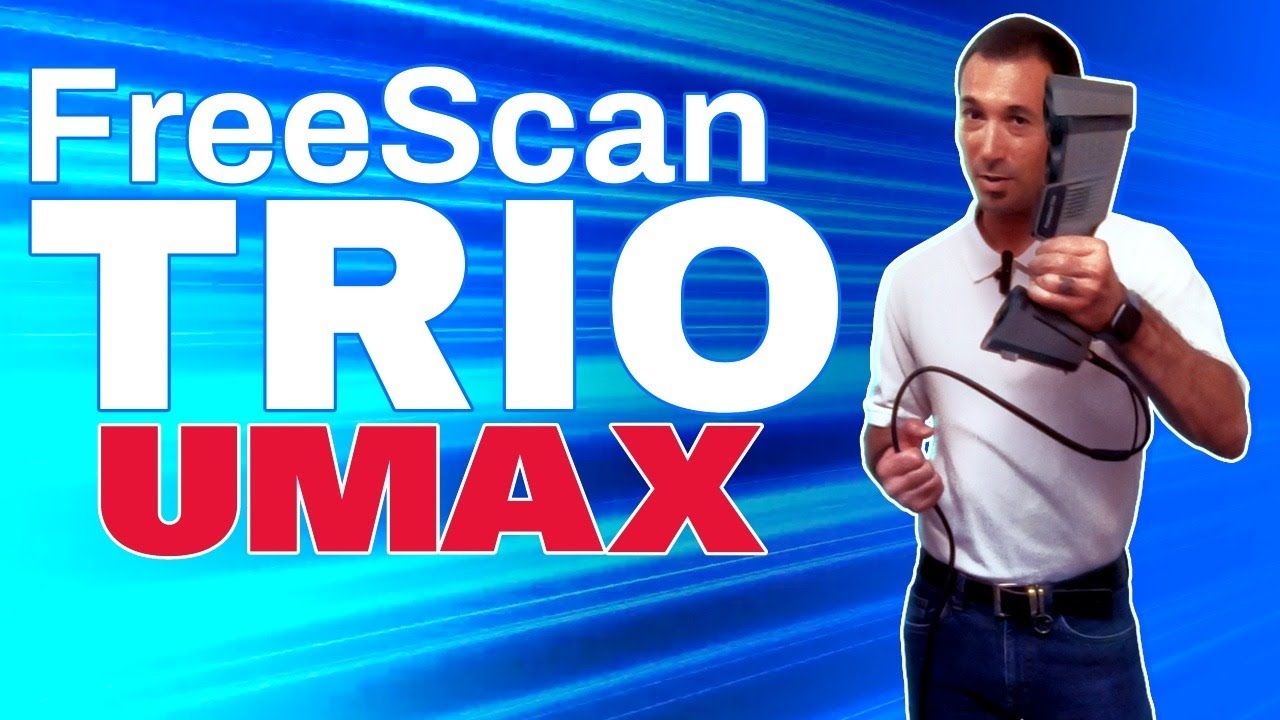 When UMAX meets the FreeScan Trio 3D Scanner - YouTube