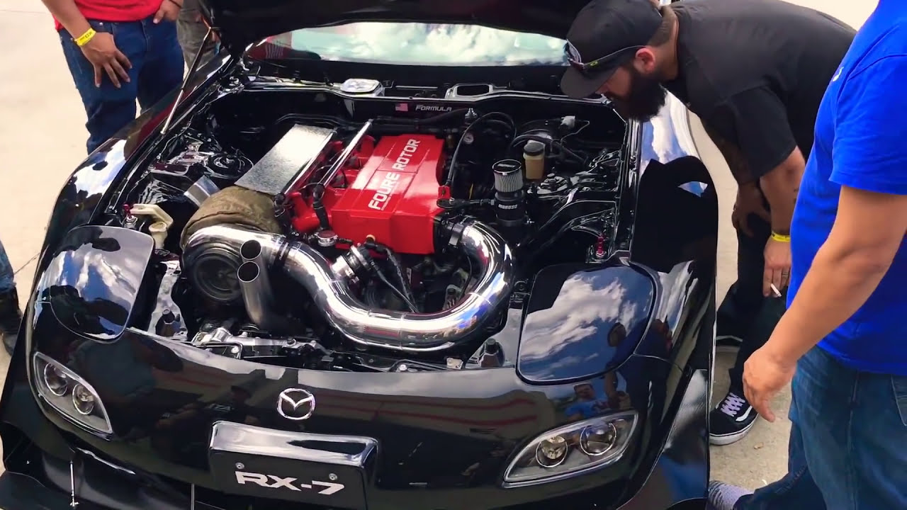 4 Rotor Turbo Rx7 Gets LOUD - YouTube