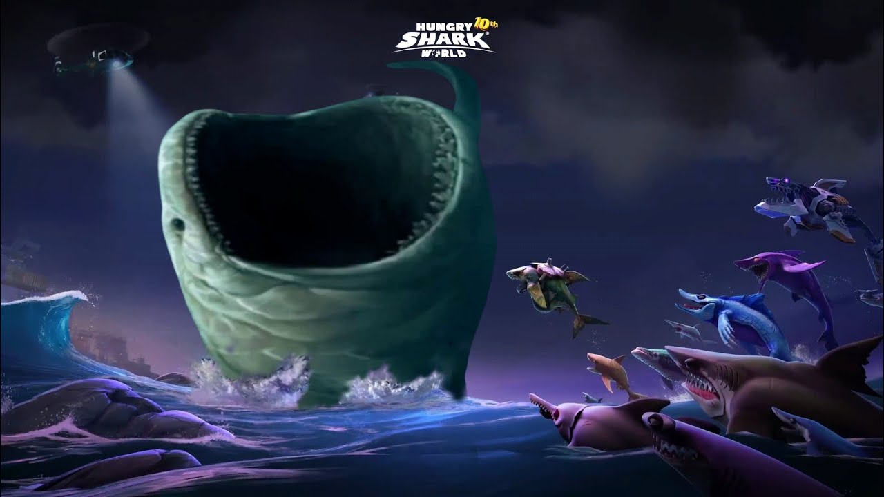 BLOOP COME TO HUNGRY SHARK WORLD? | HUNGRY SHARK | @vier1gaming419 ...