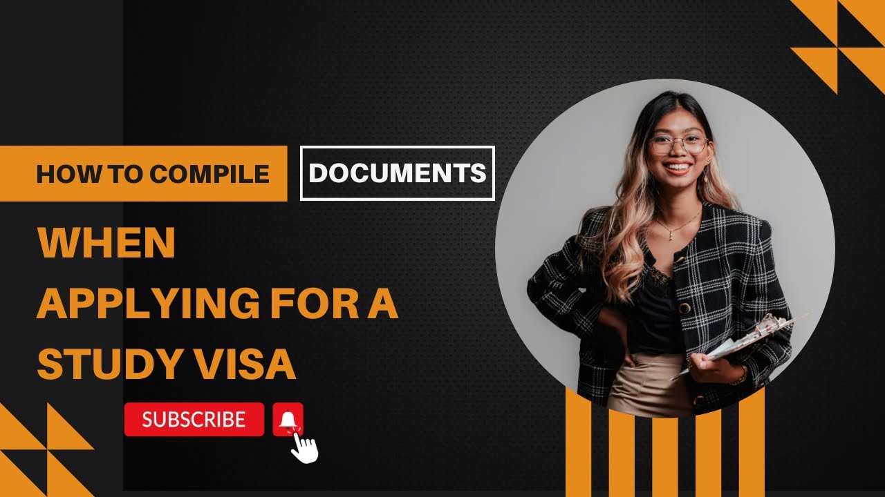 How to compile documents when applying for a study visa - YouTube