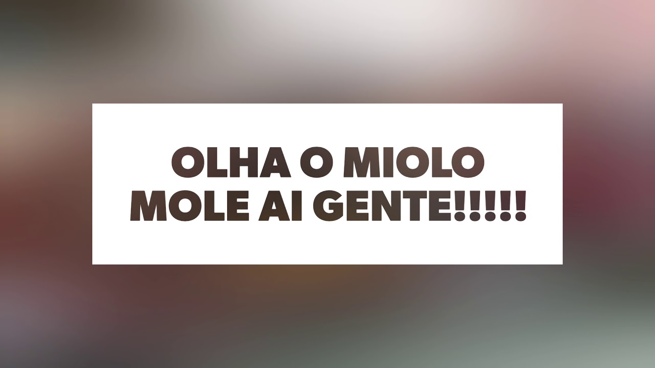 Miolo mole 2019 - YouTube