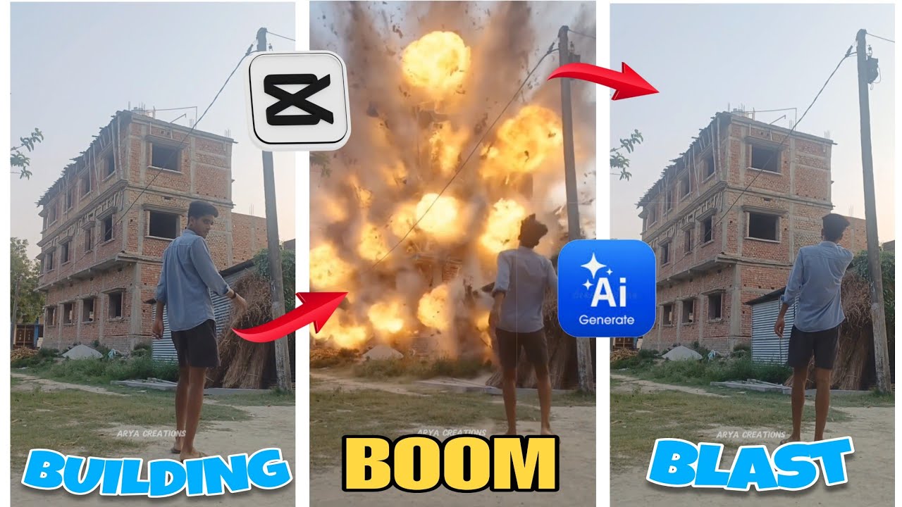 Instagram Trending Building Blast Video Edit | Building Blast VFX ...