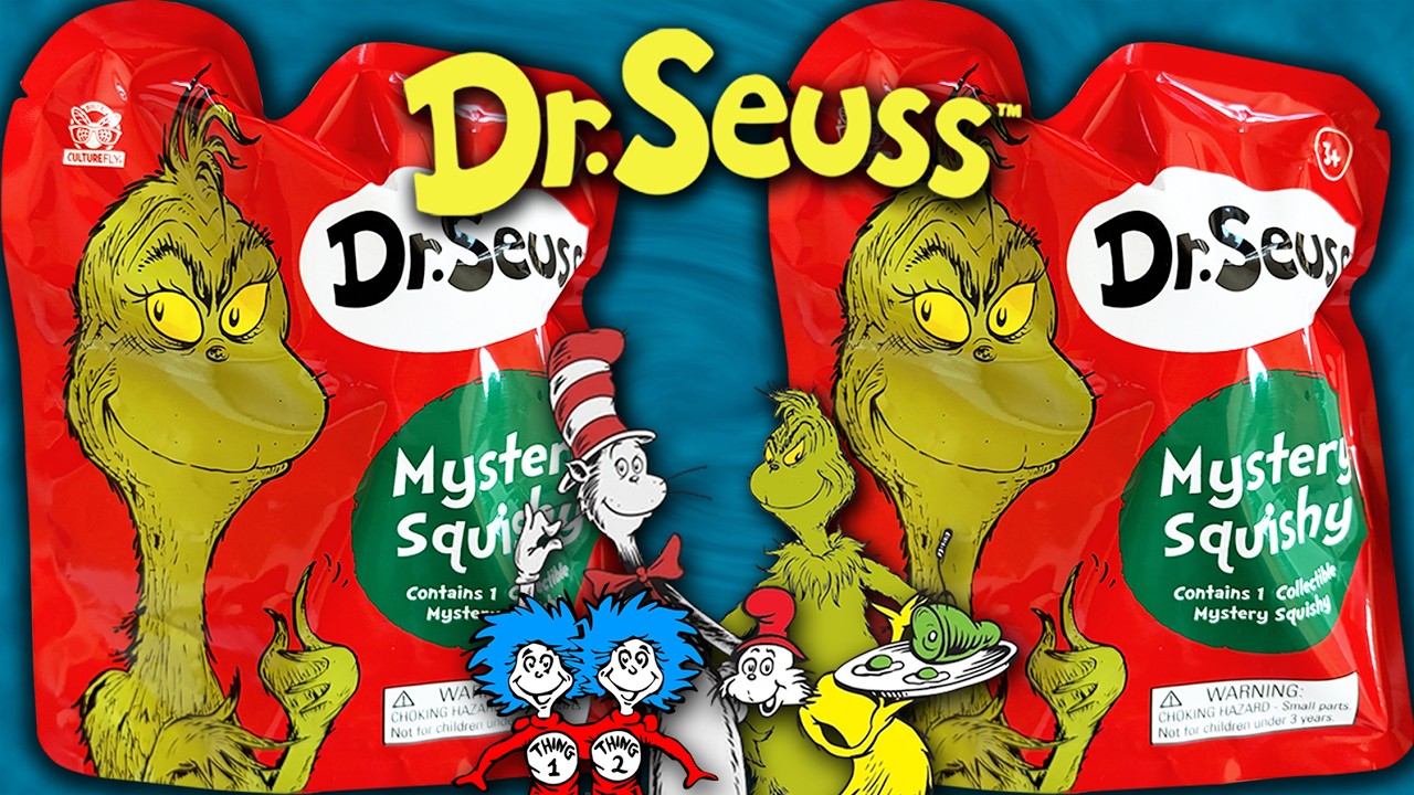 Opening 2 DR. SEUSS Mystery Squishy Bags! (HAPPY DR. SEUSS DAY!) - YouTube