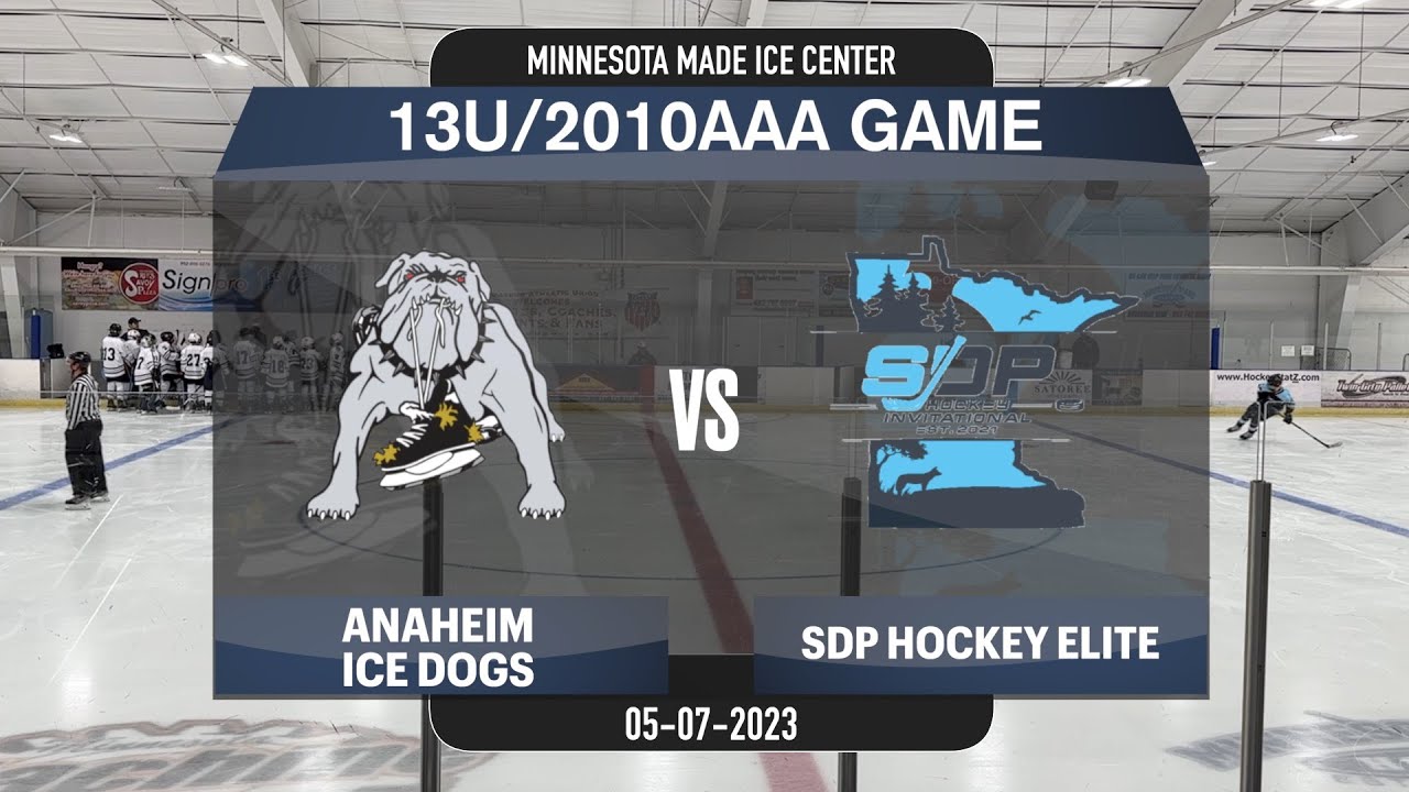 13UAAA Anaheim Ice Dogs vs SDP Hockey Elite | Stars & Stripes AAA ...
