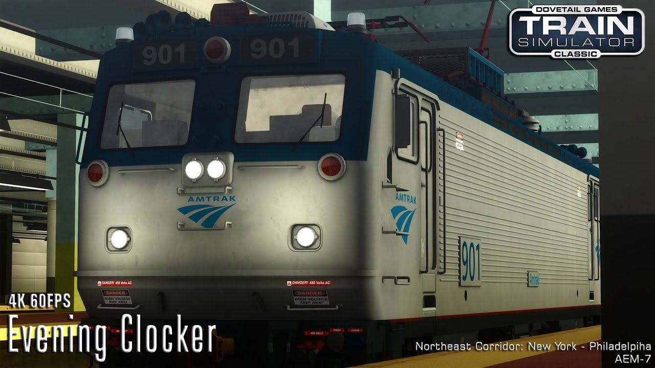 Evening Clocker - Northeast Corridor: New York - Philadelphia - AEM-7 ...