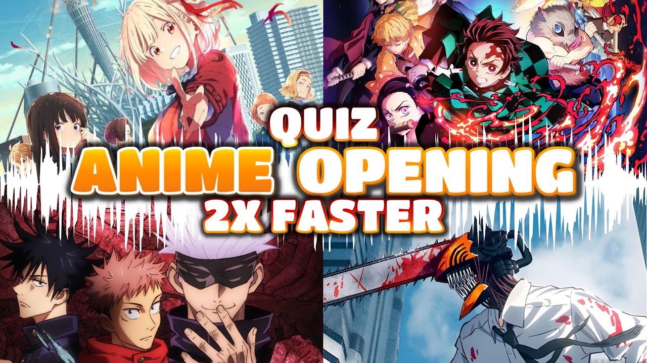 Anime Opening Quiz 2x Acelerada - 30 Anime Openings - YouTube
