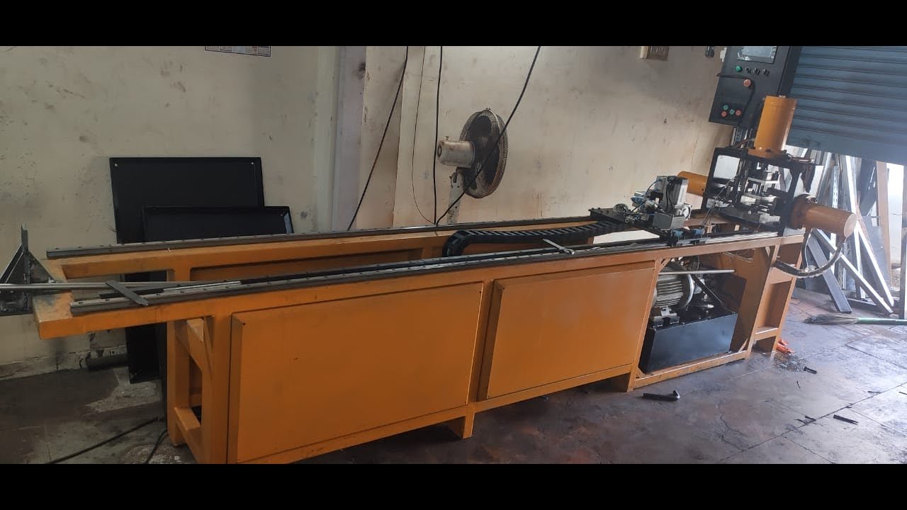 Automatic Hole Making Machine for Tubes, Angles, Channels, I-beams ...