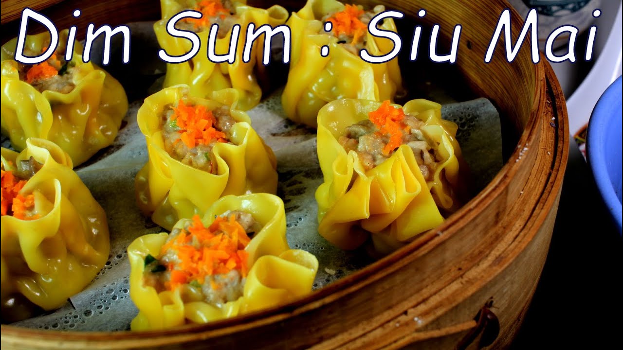 Dim Sum pork and shrimp Siu Mai - YouTube