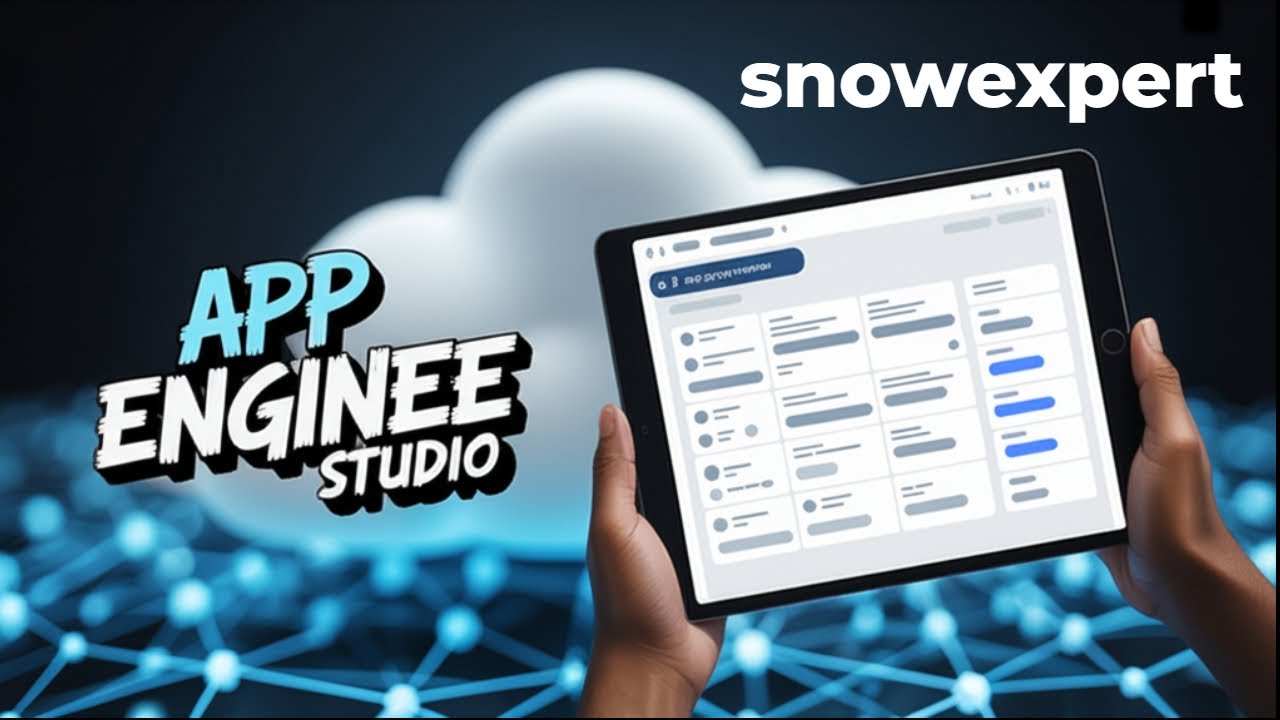 App Engine Studio ServiceNow - YouTube