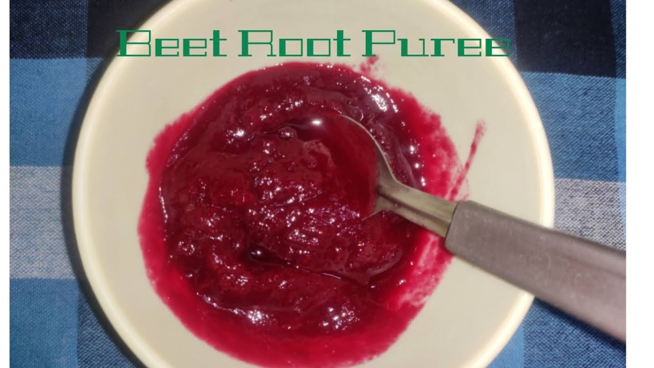 Beet Root Puree for Baby ll Beetroot Baby Food ll Simple Fruit Puree ...