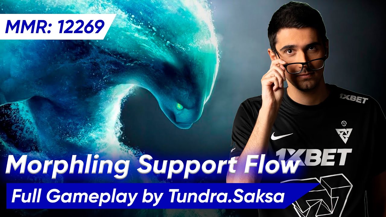🌊 SAKSA MORPHLING FLOW POS 4 | Dota 2 Support Pro Gameplay 7.37 - YouTube