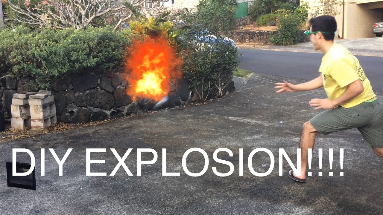 DIY: HOMEMADE EXPLOSION (NEIGHBORS CALL COPS!!!) - YouTube