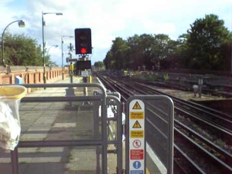 Central Line departing & 1 arriving at Hainault - YouTube