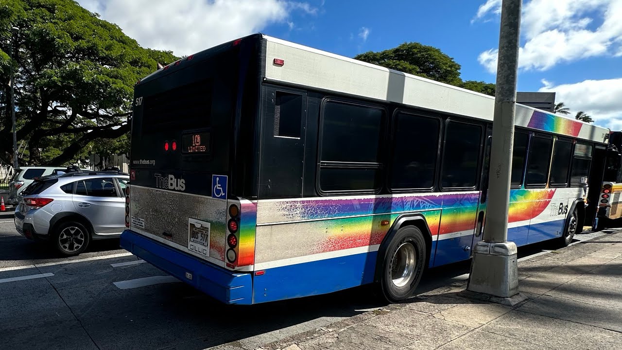 Honolulu TheBus Route 1L Hawaii Kai Limited Stops, Bus 517 - YouTube