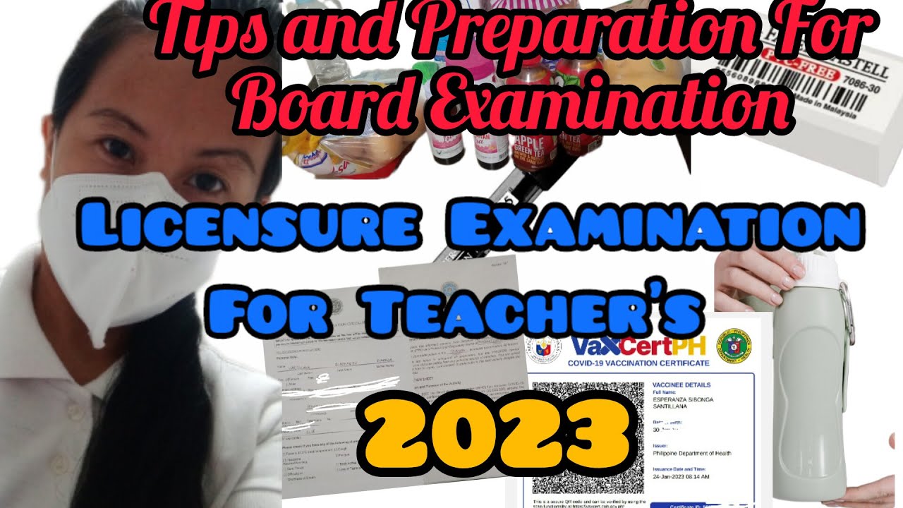 WHAT ARE THE TIPS AND PREPARATION TO PASSED THE L. E. T?|BOARD ...