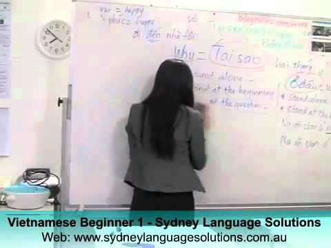 Vietnamese Beginner 1 - Sydney Language Solutions (part 3) - YouTube