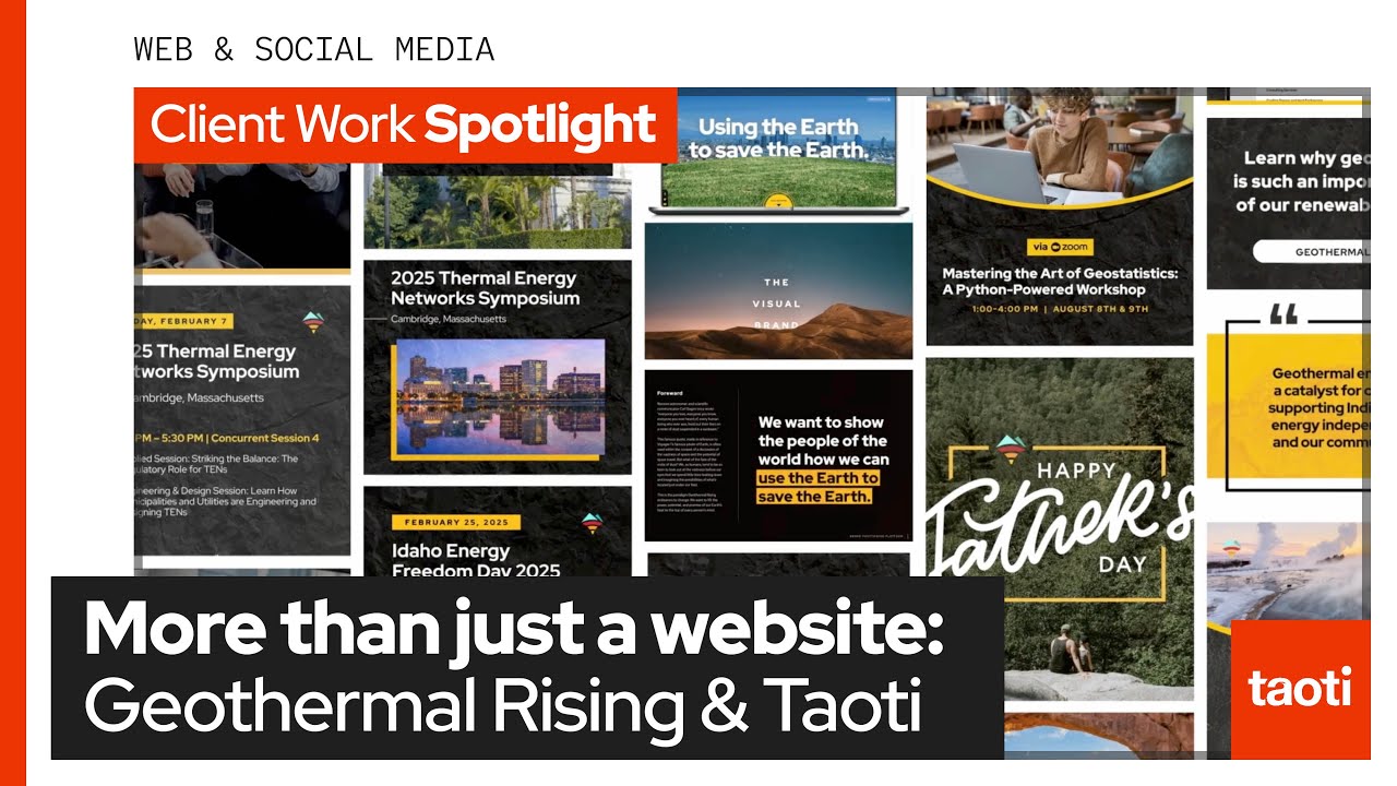 More than just a website: Taoti & Geothermal Rising - YouTube