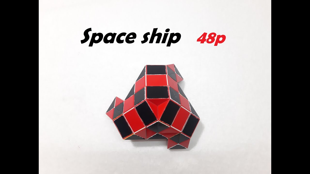 Rubik Snake Or Rubik Twist 48 Pieces - Spaceship - YouTube