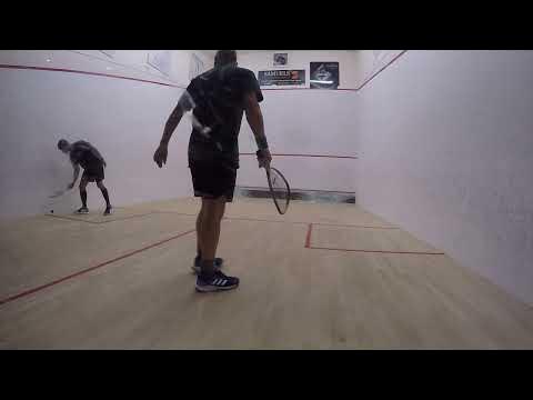 UK RACKETBALL EXETER 2022 JASON RUSSELL V NEVIL BUCKLE - YouTube