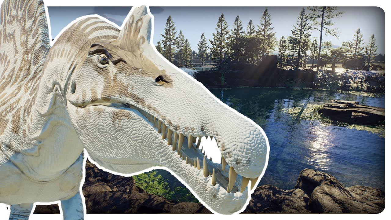 Building a HUGE Spinosaurus Habitat in Prehistoric Kingdom - YouTube