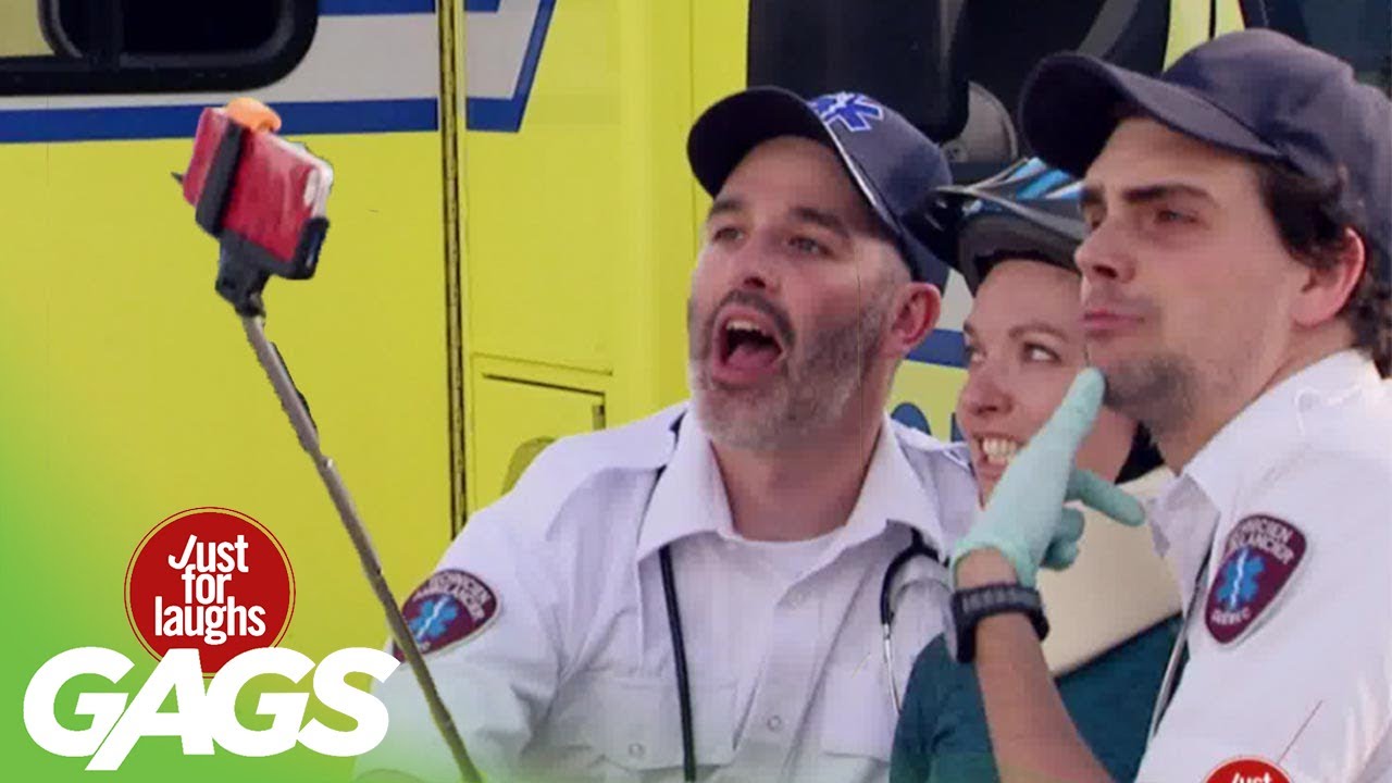 Paramedic Take Selfies... | Just for Laughs Compilation - YouTube