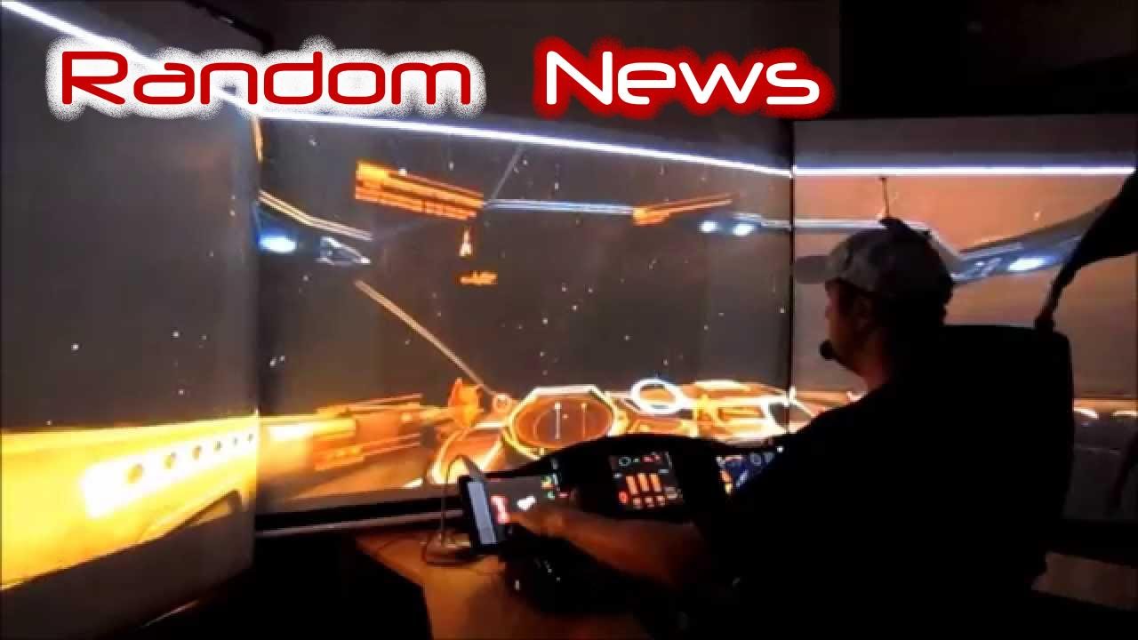 Gamer Builds £3000 Cockpit For Elite Dangerous: Random News - YouTube