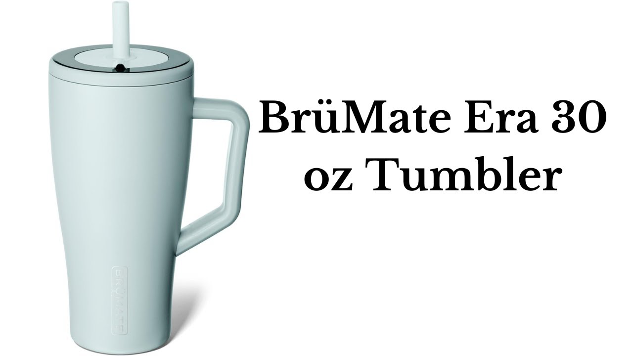 BrüMate Era 30 oz Tumbler Review | Leakproof Insulated Cup with Handle ...