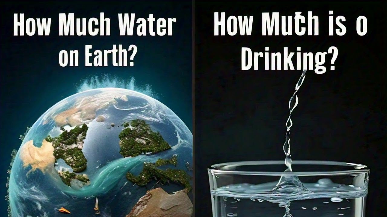 How Much Water Is On Earth And How Much Is Drinking - YouTube