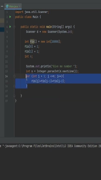 Fibonacci series in java!#edabit #backrooms #programming #quotes # ...