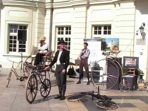 Historia roweru na żywo - welocyped, bicykl, trycykl cz.1 - YouTube