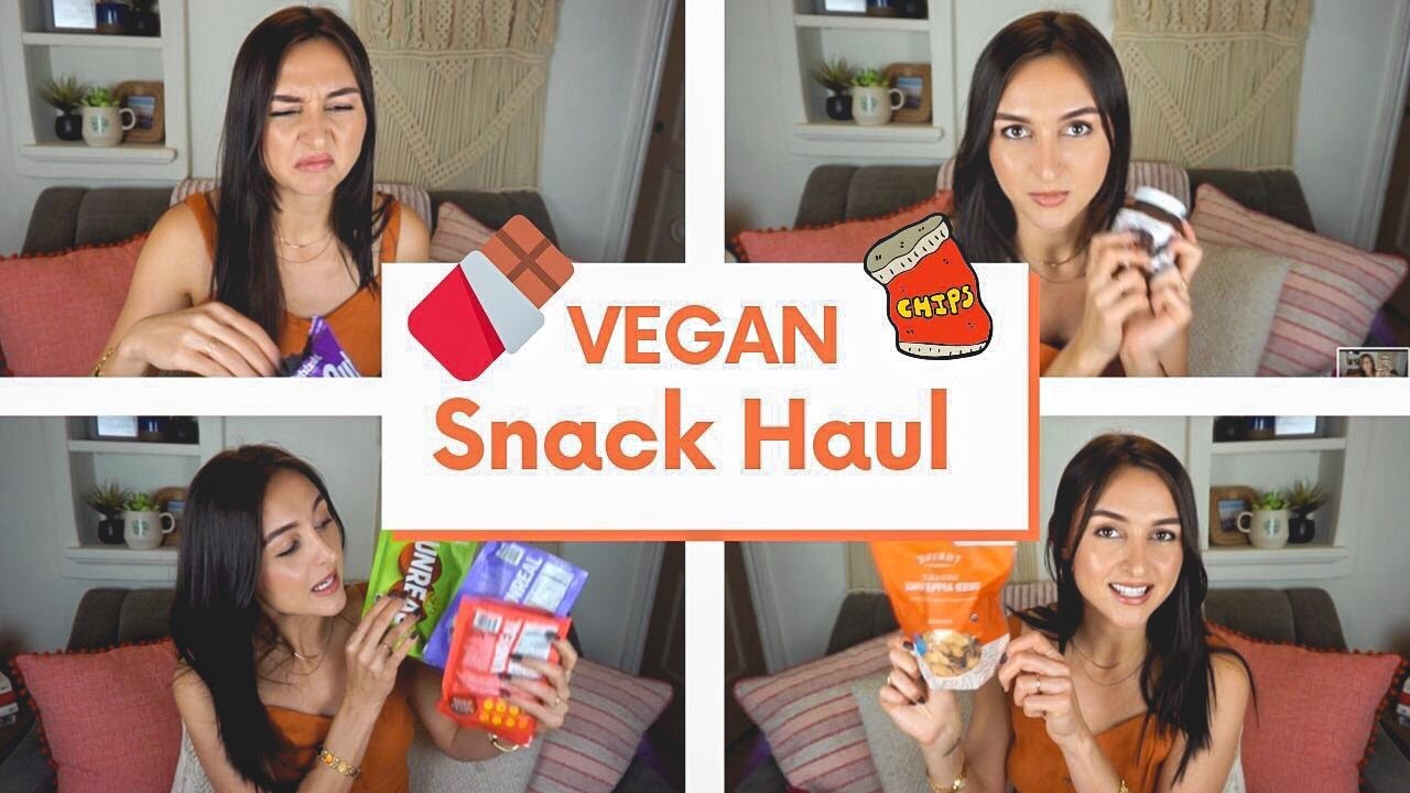 HUGE VEGAN SNACK HAUL w/ Taste Test + Recipe Ideas 🍁🍂 ️ - YouTube