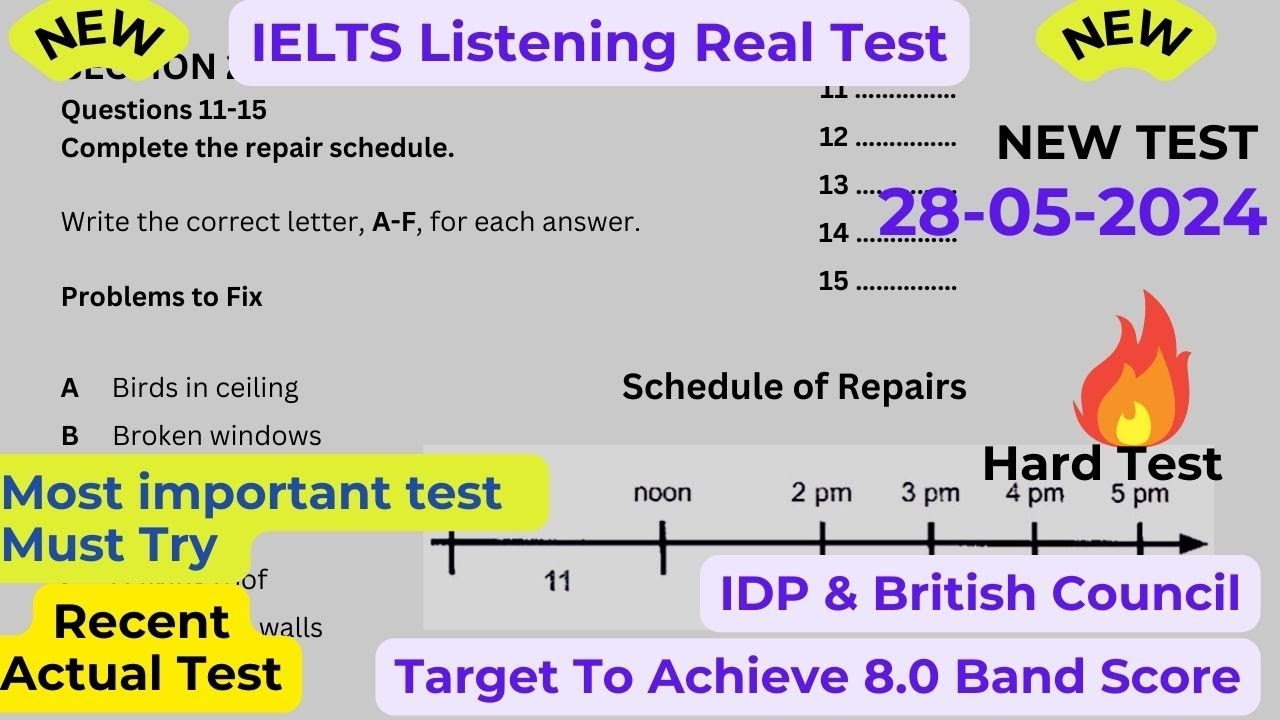 IELTS Listening Practice with Recent Actual IELTS Exam with Answers ...