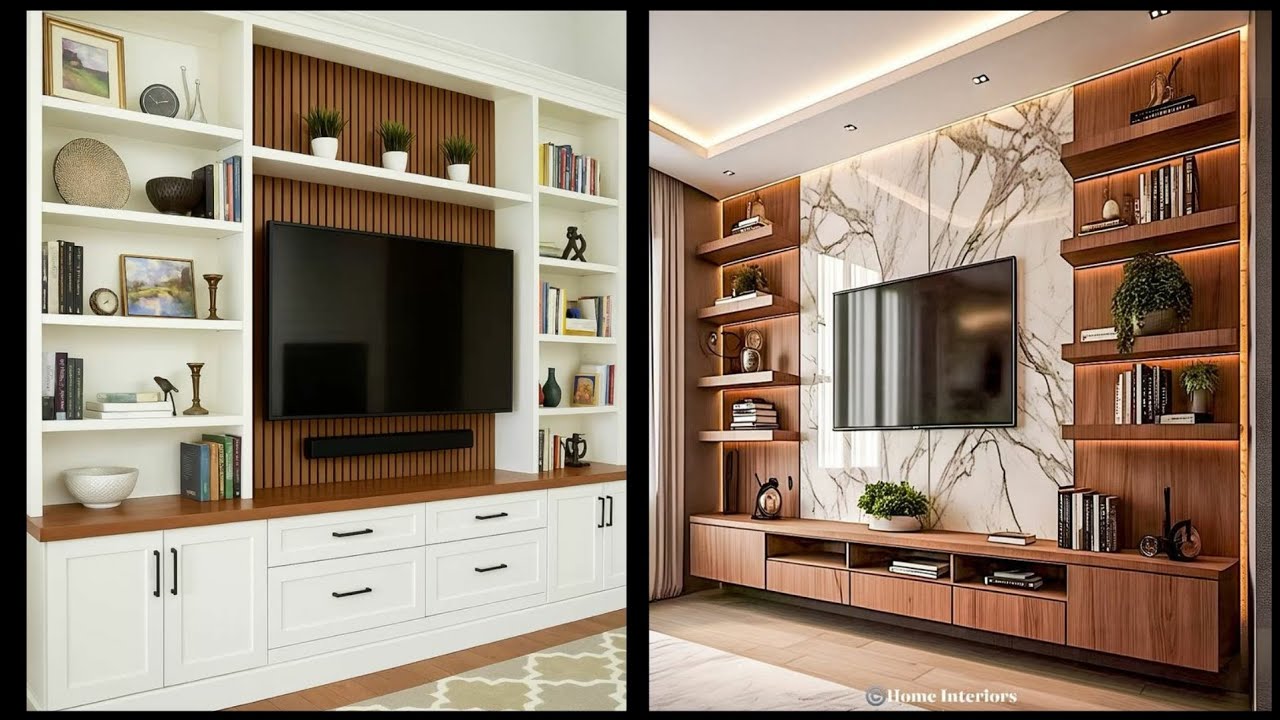 Beautiful TV Cabinet Design Ideas for living room/Modern Wall Units ...