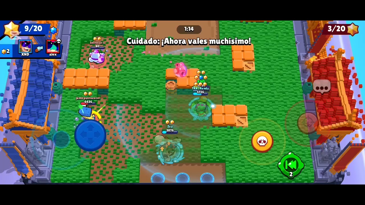 una partida normal de brawl - YouTube