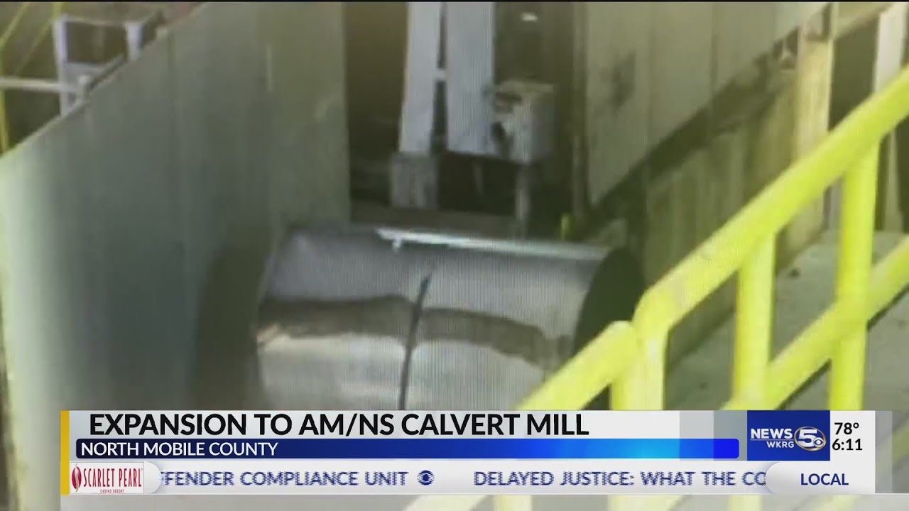 Expansion to AM/NS Calvert Mill - YouTube