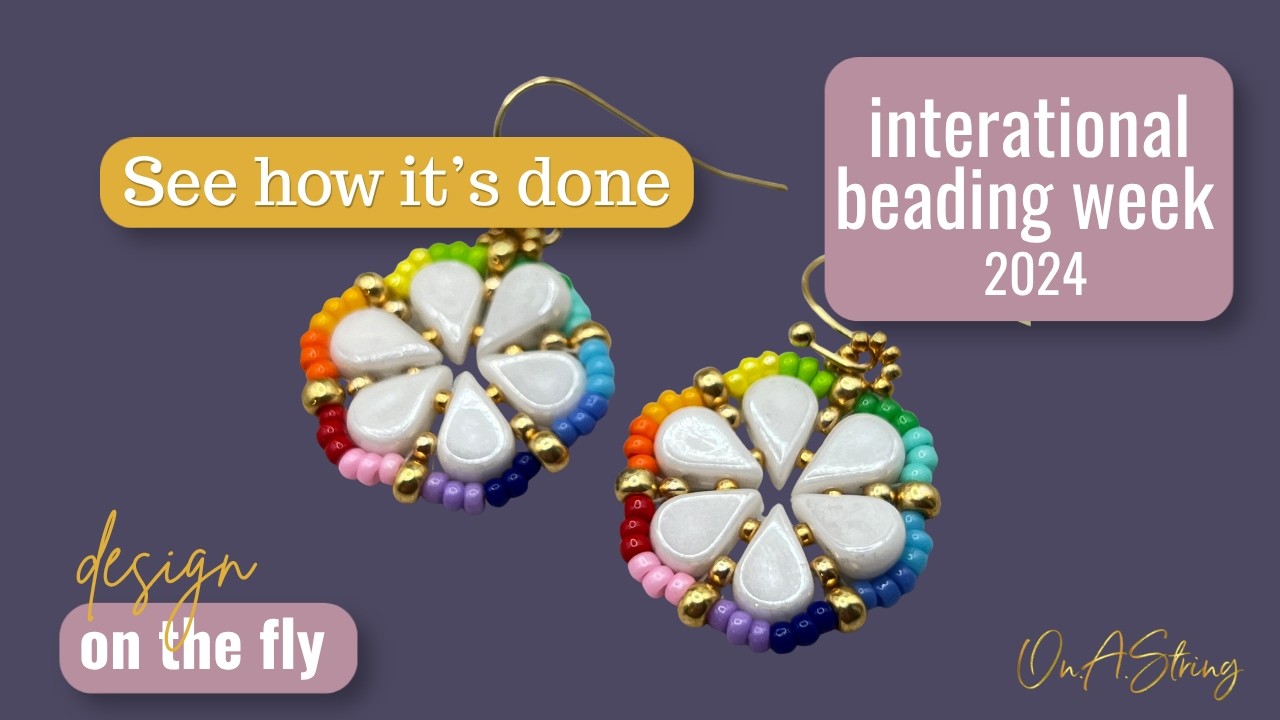 Learn to make Colourful Earrings with Beading and International Beading ...