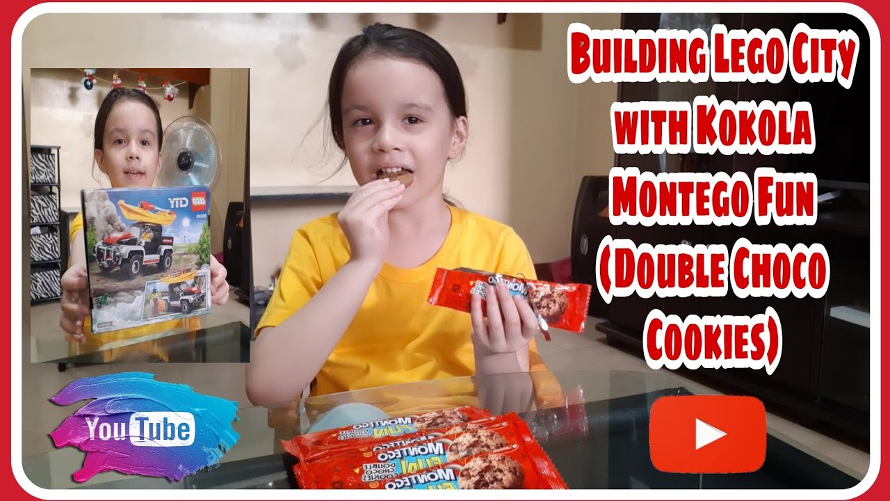 BUILDING LEGO CITY WITH KOKOLA MONTEGO FUN(DOUBLE CHOCO COOKIES # ...
